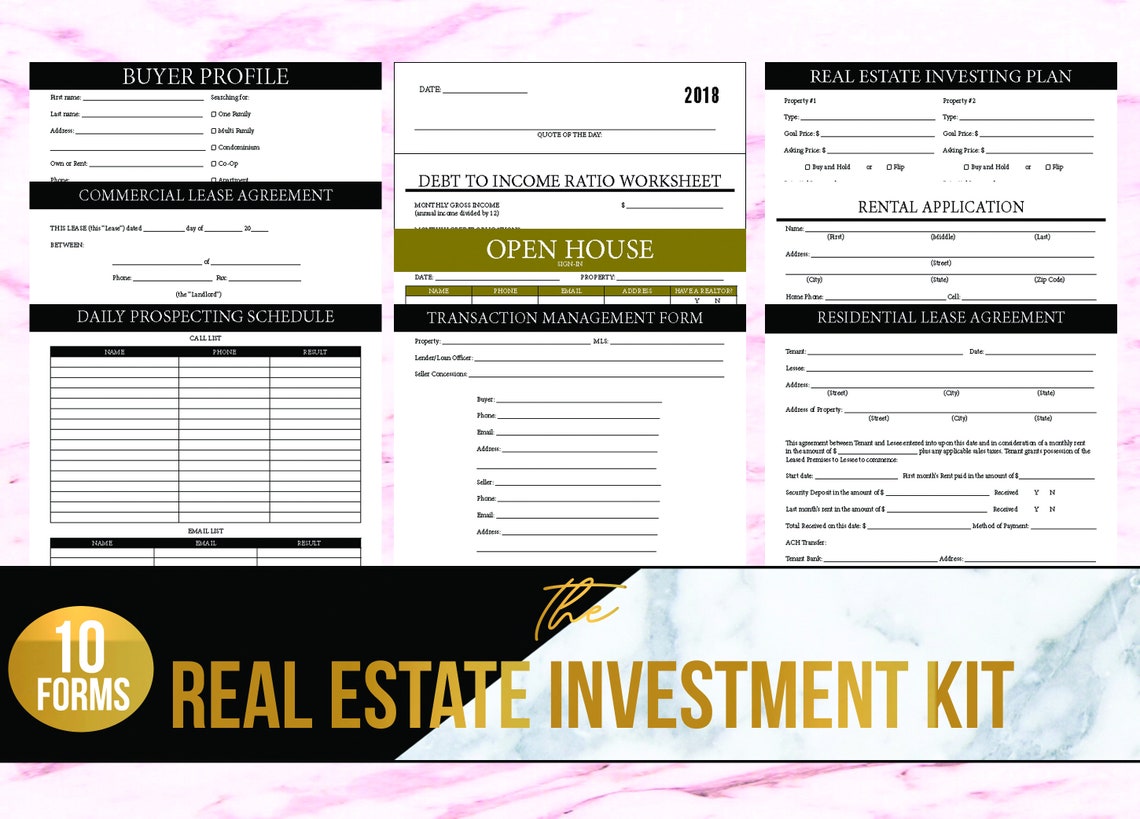 Real Estate Investing/agent Kit Open House Real Estate - Etsy