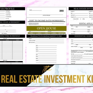 Real Estate Investing/agent Kit Open House Real Estate - Etsy