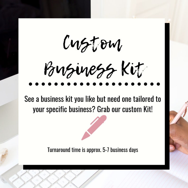 Custom Business Kit// Small Business Forms// Small Business - Etsy