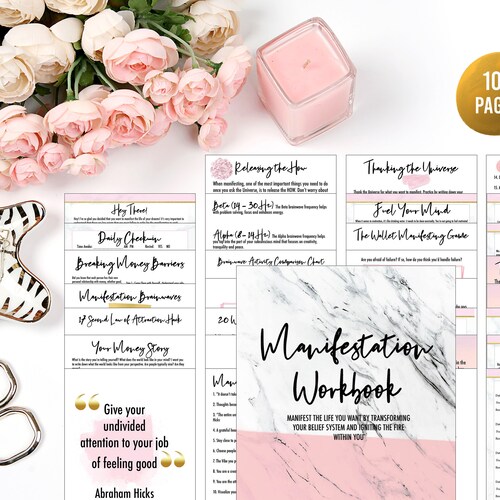 Printable Law of Attraction Planner Manifestation Journal | Etsy