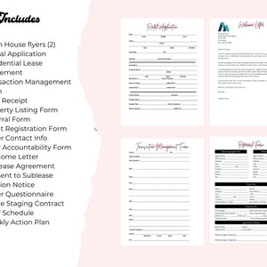 Real Estate Agent Kit: Editable Forms & Templates (digital Download) - Etsy