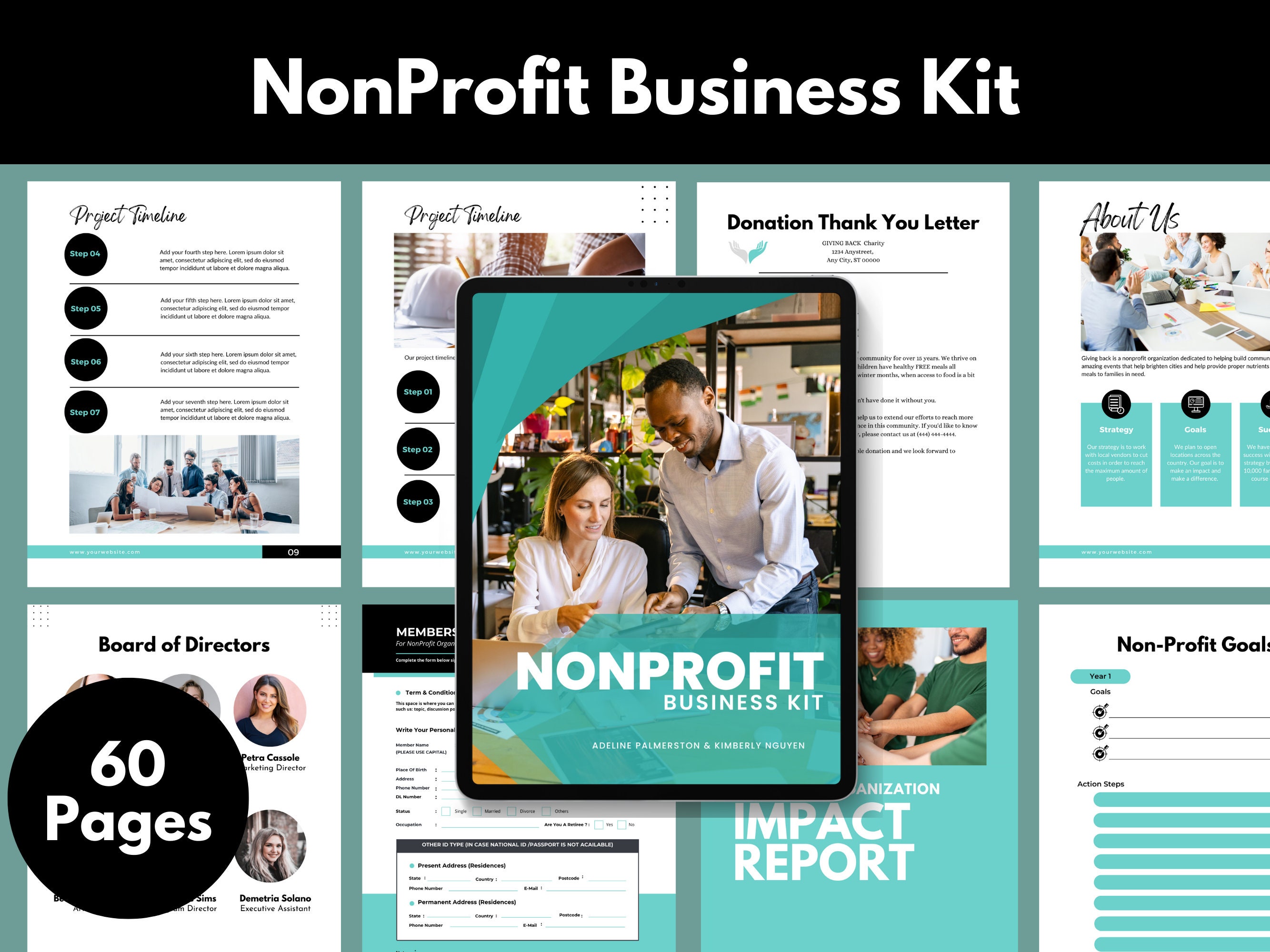 Nonprofit Startup Kit: Business Plan & Grant Templates (digital ...