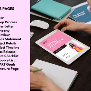 Editable Grant Proposal Template: Nonprofit Fundraising (canva ...