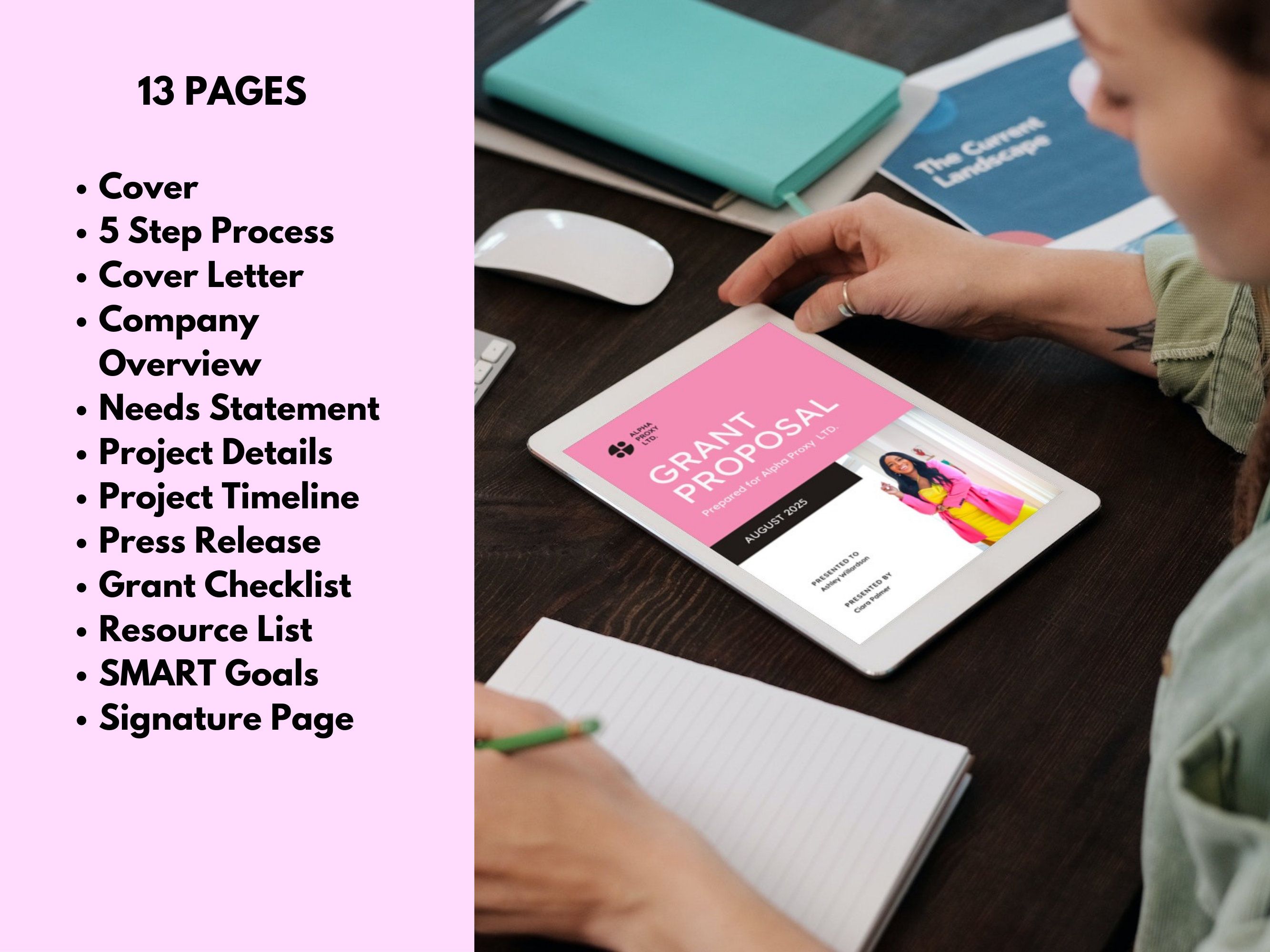Editable Grant Proposal Template: Nonprofit Fundraising (canva ...