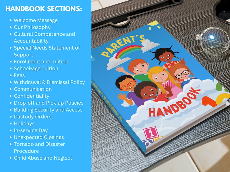 Daycare Parent Handbook | Childcare Policies & Procedures Manual ...