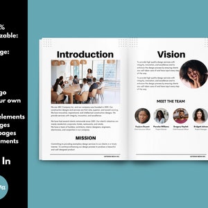 Editable Grant Proposal Template: Colorful Canva Design (digital ...