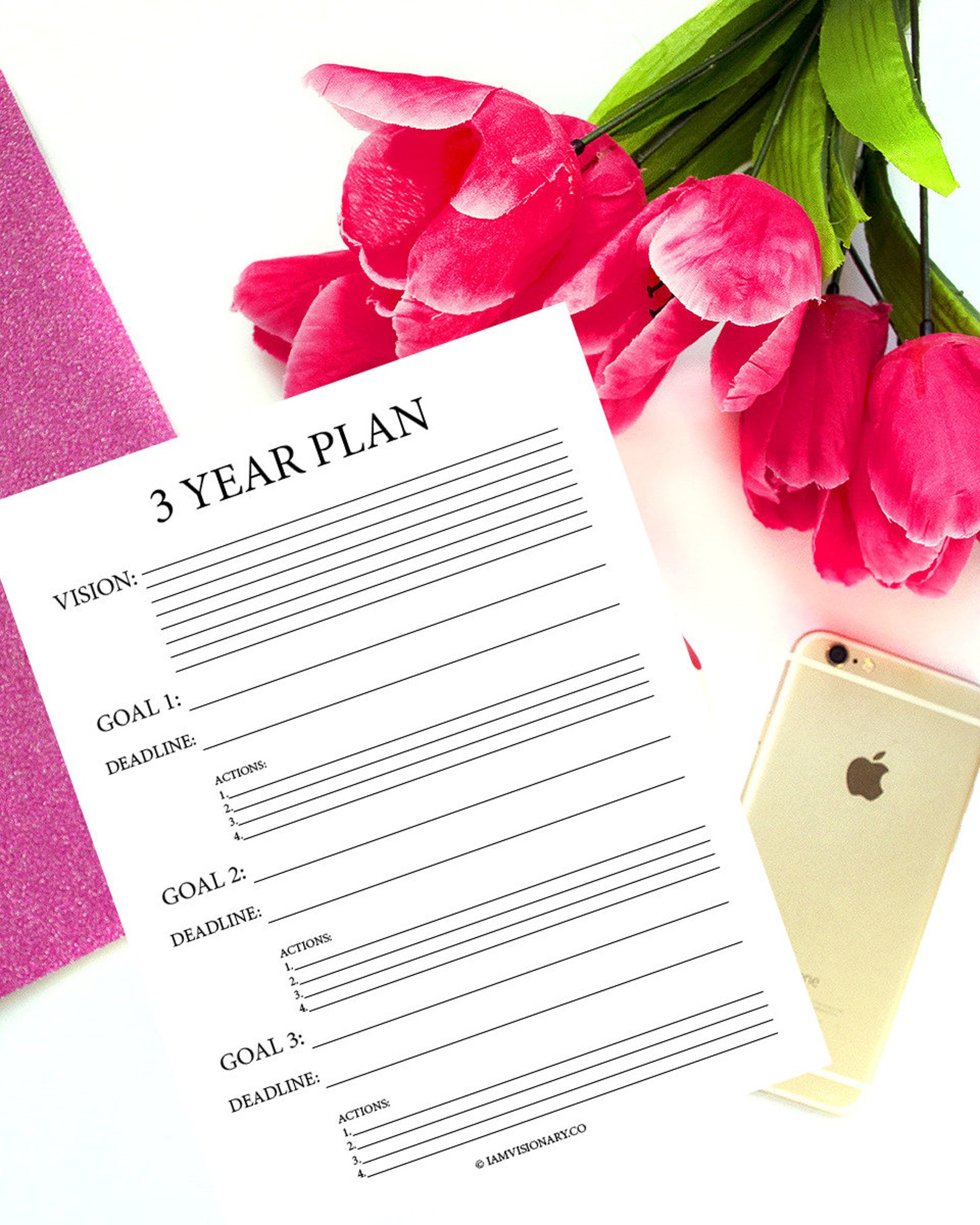 3 Year Plan Planner Downloadable Planner Planning - Etsy