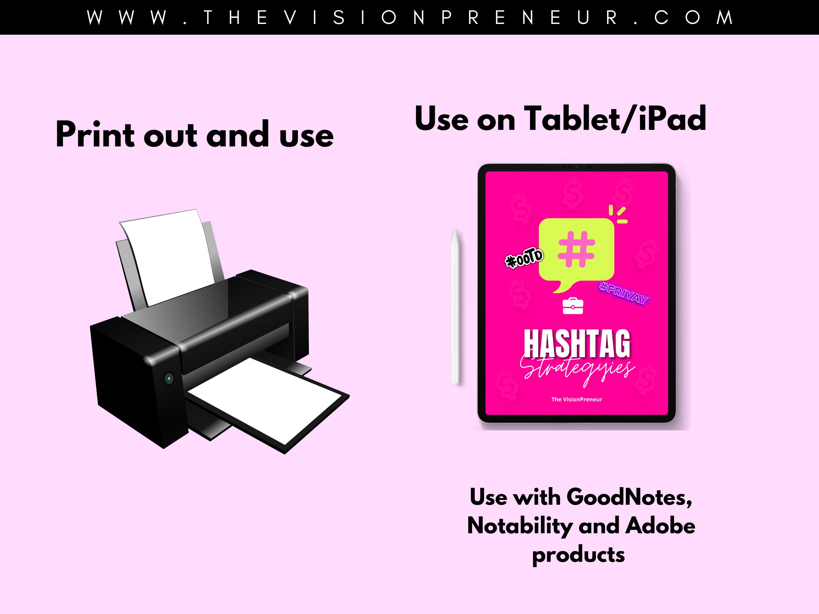 Hashtag Strategy Guide Workbook// How to Use Hashtags// - Etsy