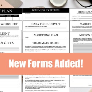 Small Business Kit Home Business Planner Easy Business - Etsy