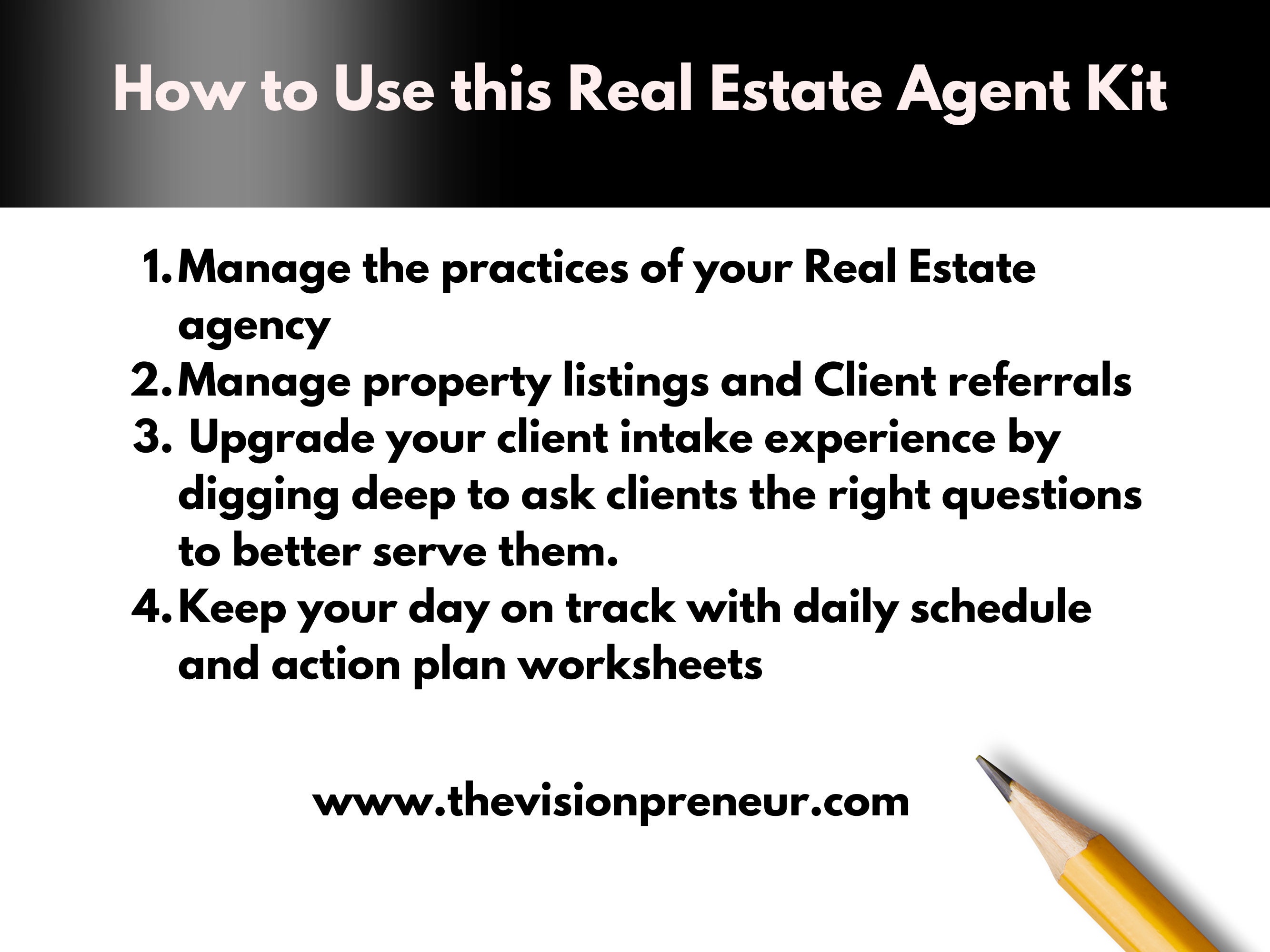 Real Estate Agent Kit, Real Estate Forms, Property Listing, Referral ...