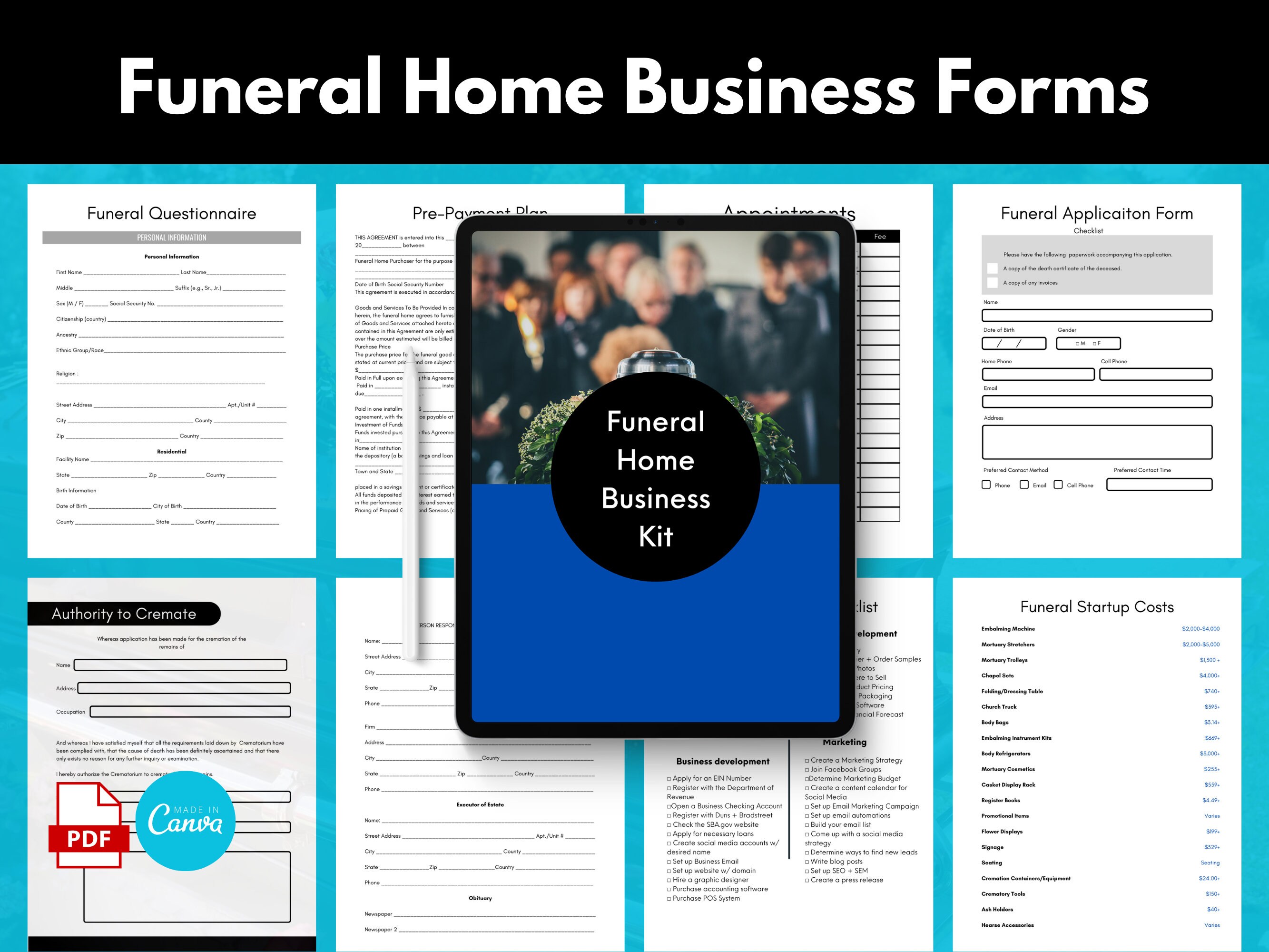 Funeral Home Business Kit// How to Start a Funeral Home// Funeral ...