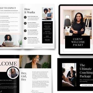 Client Welcome Packet, Client Onboarding Packet Template, Editable ...