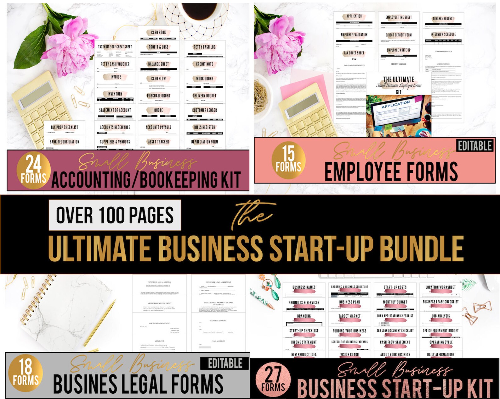 Business Start-up Bundle// Business Forms// Small Business Forms ...