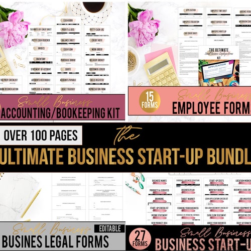 Business Start-up Bundle// Business Forms// Small Business - Etsy