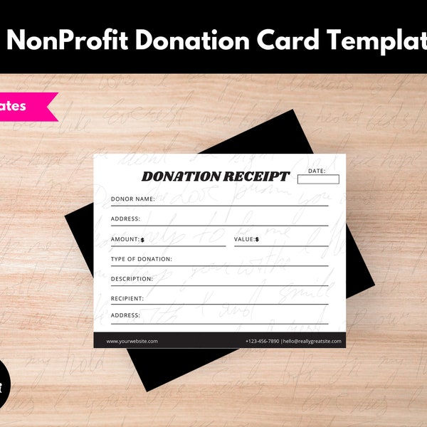 Donation Card - Etsy