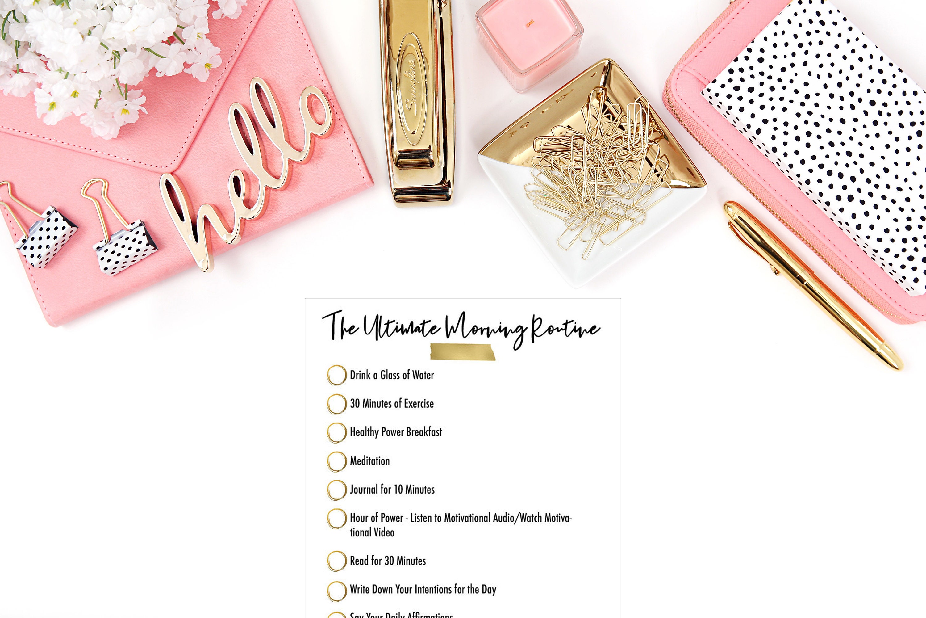 The Ultimate Morning Routine// Morning Routine Worksheet// Morning ...