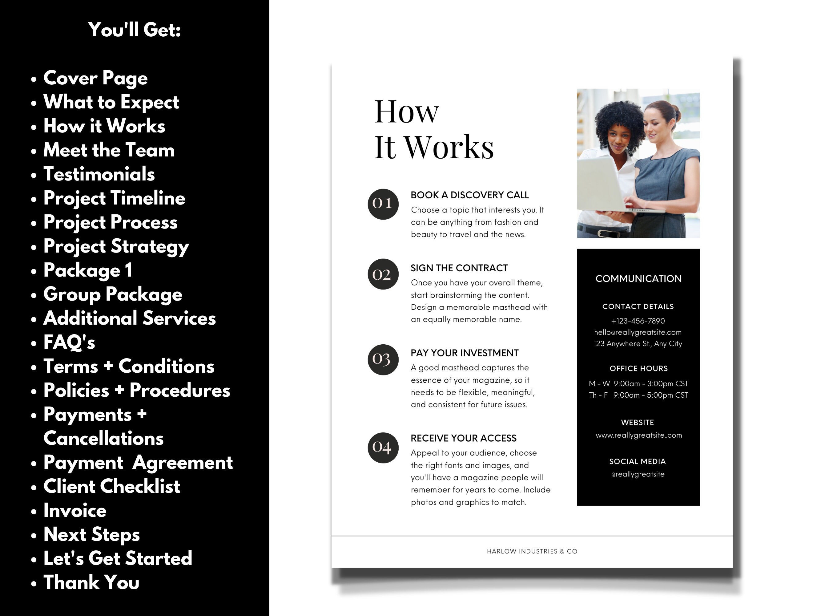 Client Welcome Packet, Client Onboarding Packet Template, Editable ...