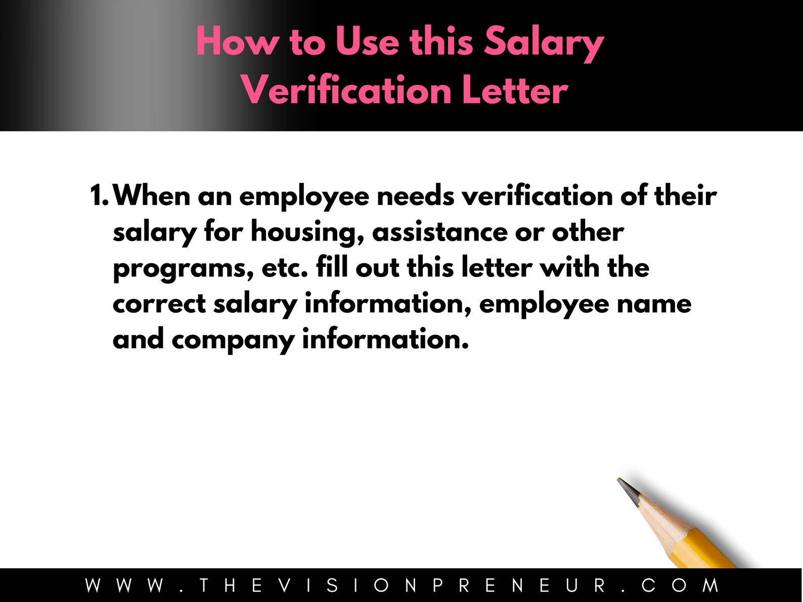 Employment Verification Letter, Salary Verification Letter, Employee HR ...