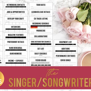Singer- Songwriter Business Kit// Artist/ Musician Kit// Musician ...