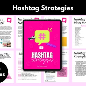 Hashtag Strategy Guide + Workbook// How to Use Hashtags// Instagram ...