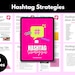 Hashtag Strategy Guide Workbook// How to Use Hashtags// - Etsy