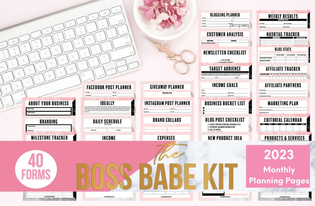 Boss Babe Kit// Business Forms// Small Business Kit// Home - Etsy
