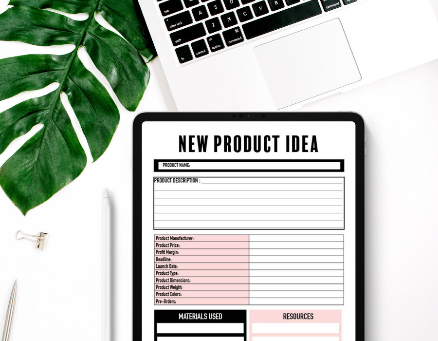 New Product Idea Worksheet: Business Planner (PDF) - Etsy