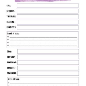 Living Your Best Life Kit// Life Planner// Printable Planner// Bucket ...