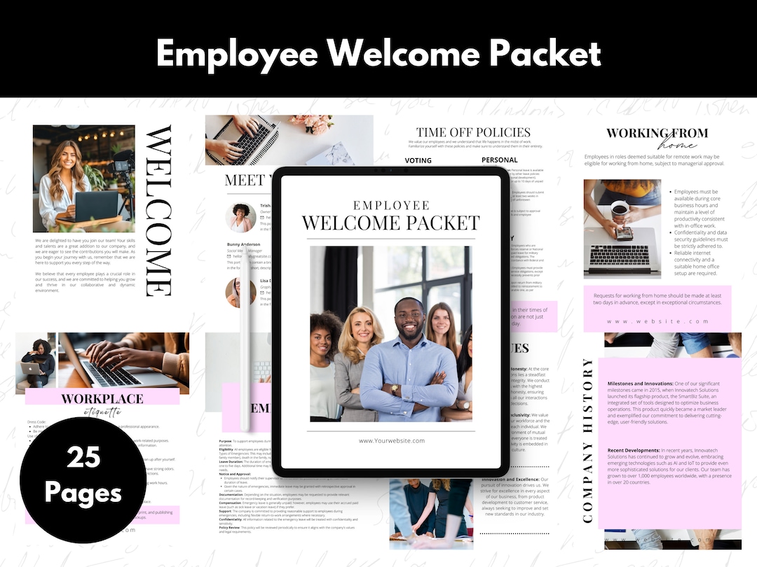 Comprehensive Employee Onboarding Kit-customizable New Hire Welcome ...