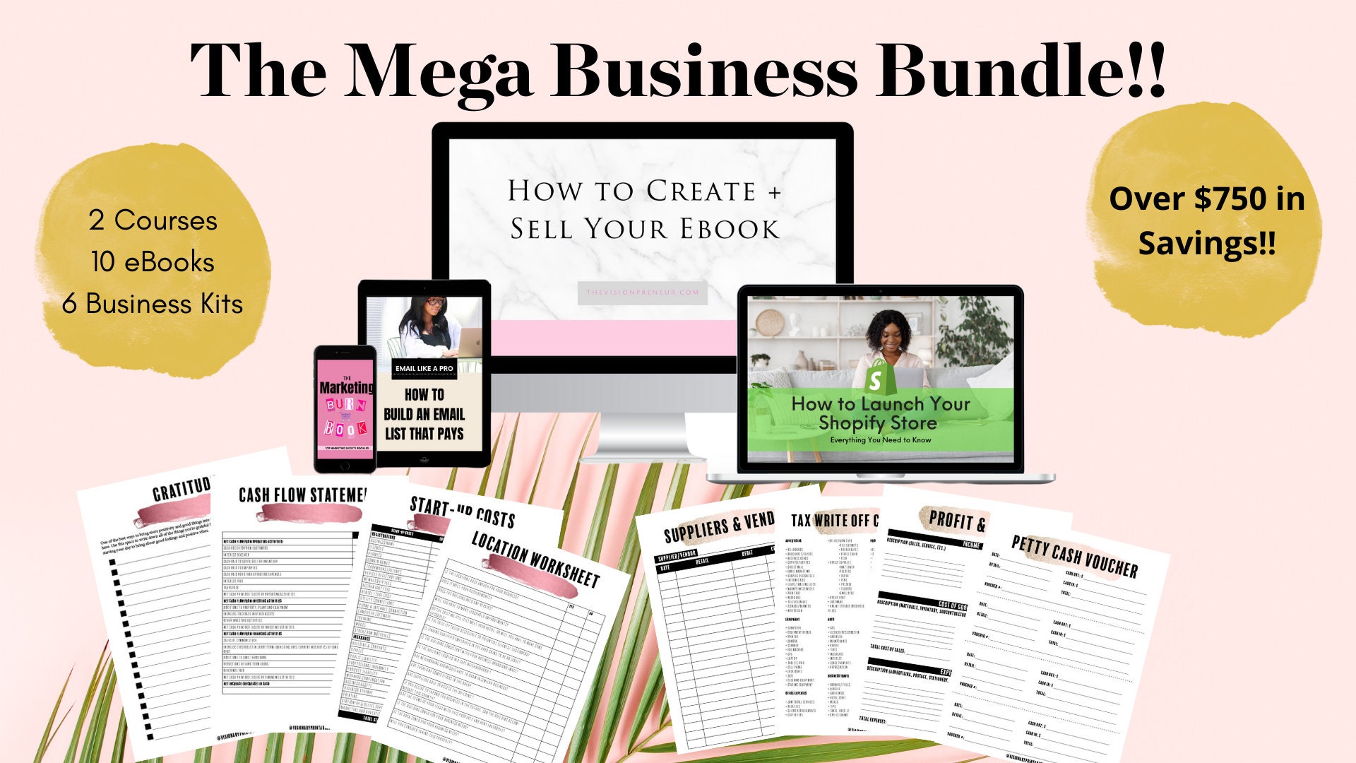 Mega Business Bundle// Business Startup Bundle// Business | Etsy
