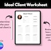 Ideal Client Worksheet, Business Planning, Attracting Clients, Finding ...