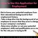 Small Business Employment Application Template: Printable PDF Form (8 ...