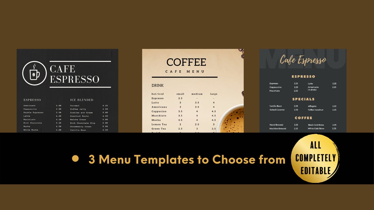 Paper Paper & Party Supplies Coffee Shop Business Kit Coffee Barista ...