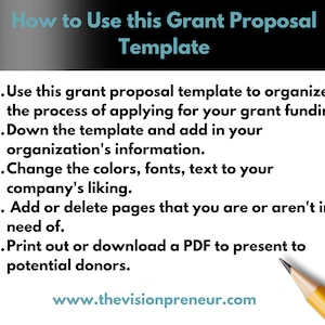 Editable Grant Proposal Template: Colorful Canva Design (digital ...