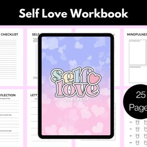 Self-love Workbook PDF: Mindfulness Journal, Self-care Planner (digital Download) - Etsy