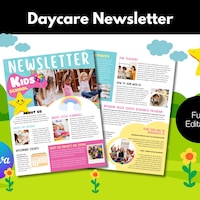 Editable Classroom Monthly Newsletter Templates - Etsy