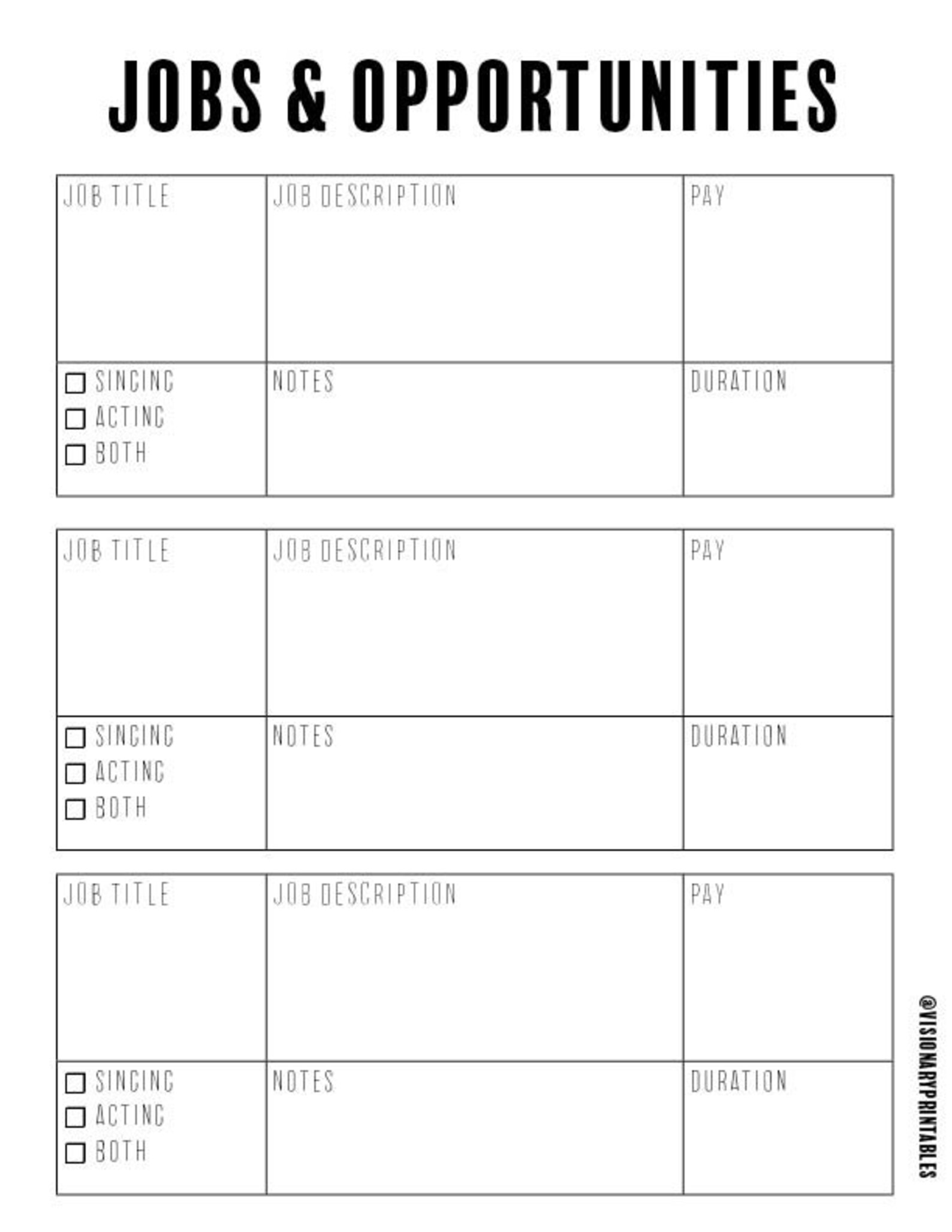 Singer Songwriter Business Kit// Artist/ Musician Kit// Musician ...