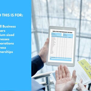 Employee Performance Review Template: HR Evaluation (canva, Digital ...