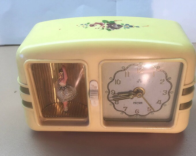 Vintage Rensie Ballerina Clock From the Rensie Watch Company in Germany ...