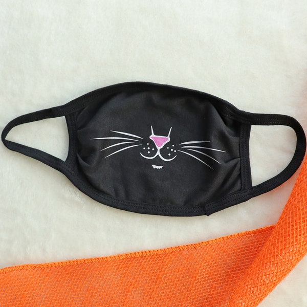 Cat Face Mask - Etsy