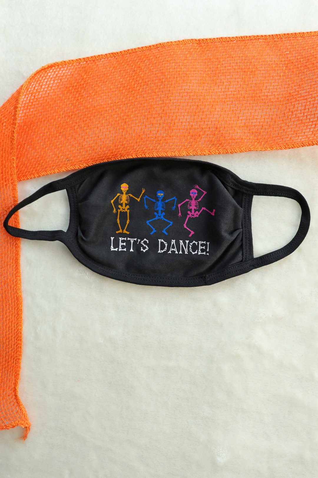 Dancing Skeletons Face Mask Cotton Mask Reusable Face Mask Hospital ...