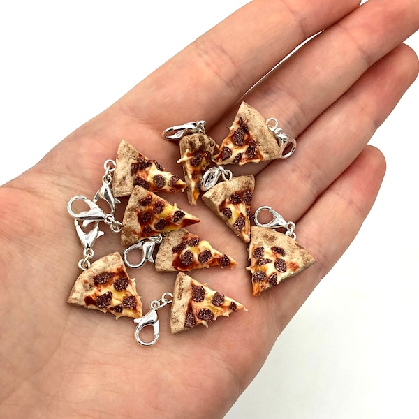 Pizza Charm - Etsy