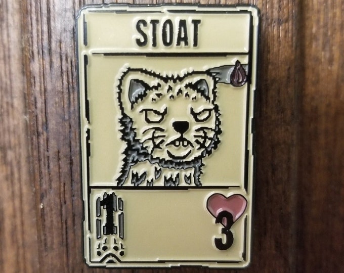 Stoat Inscryption Enamel Pin - Etsy