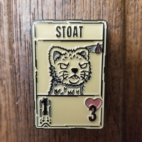 Stoat Inscryption Enamel Pin - Etsy