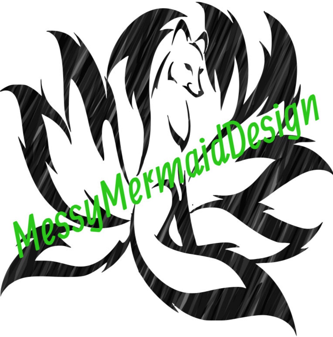 Kitsune Fox Decal, Kistune Fox, Anime Decal Personalized Decal, Cute ...