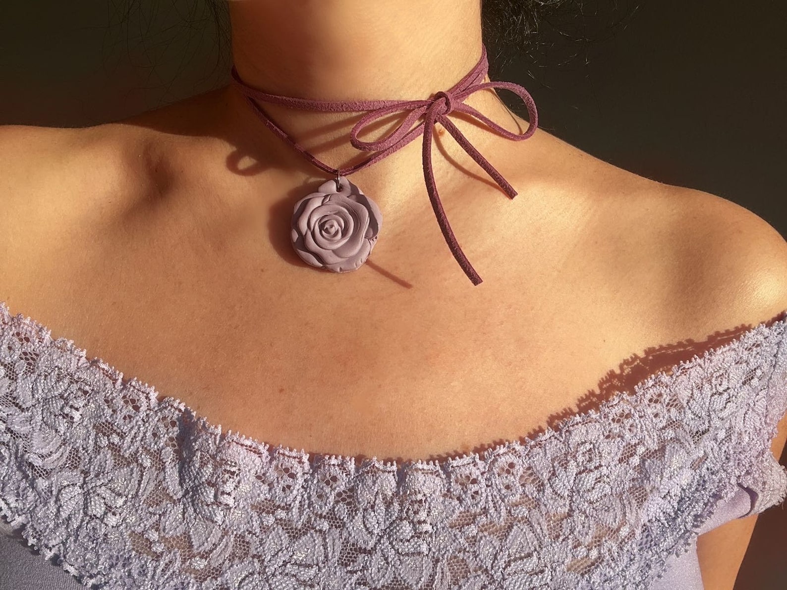 Bridgerton's Glamour: Enchanted Clay Flower Choker, Colorful Flower ...