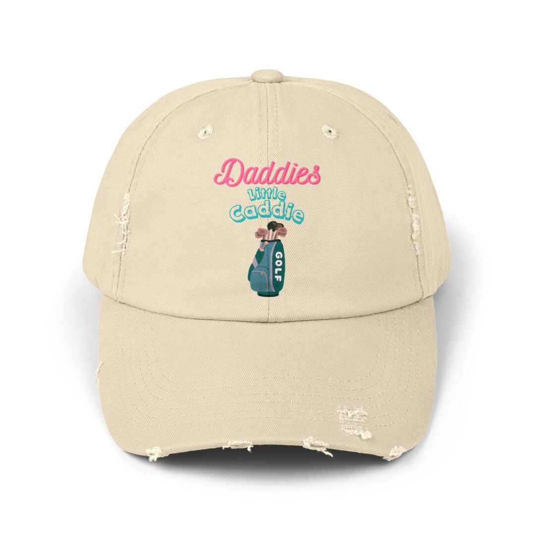 Daddies Little Caddie Unisex Distressed Cap - Perfect Golf Gift for Dad ...