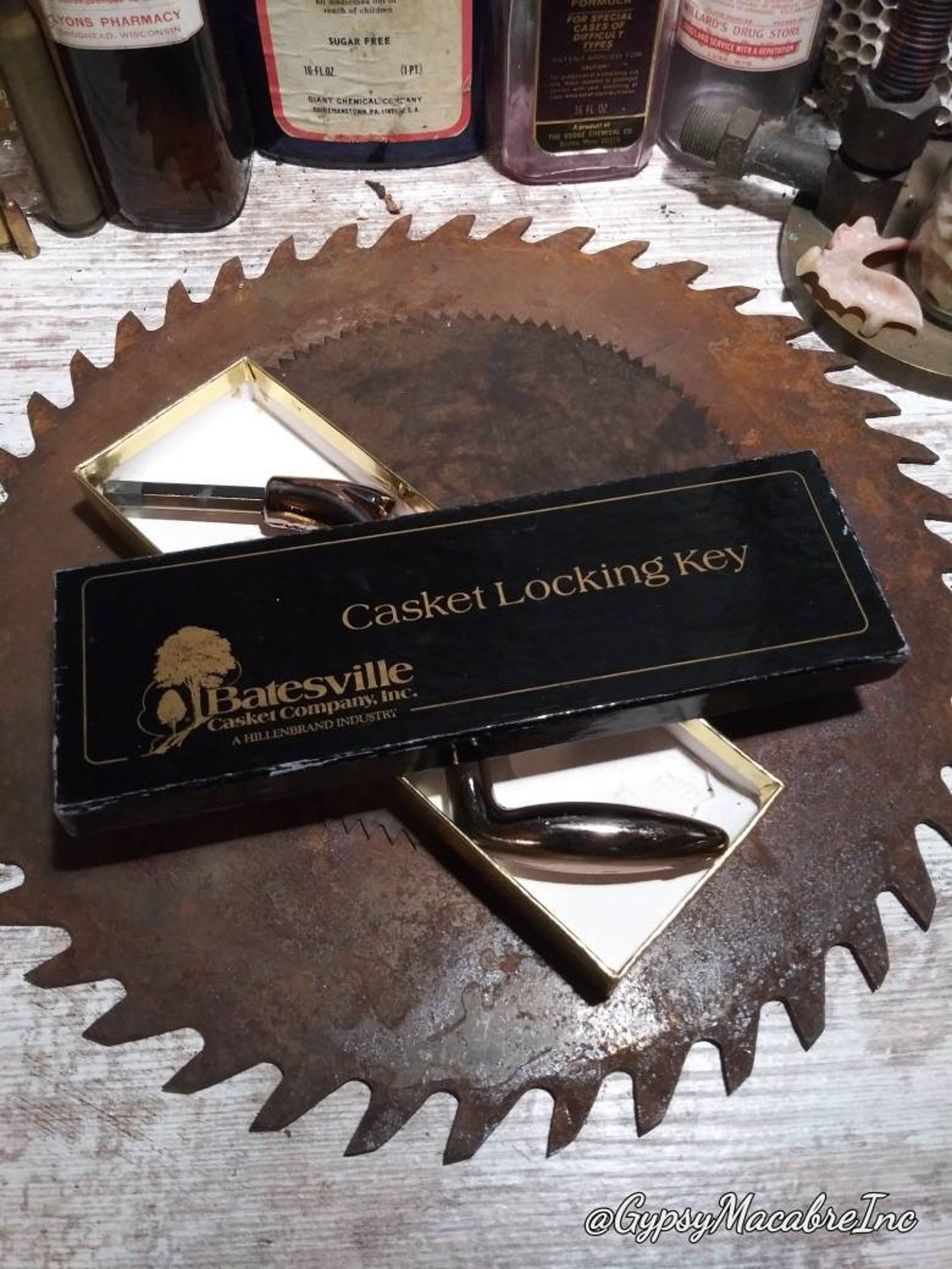 Antique Casket key coffin lock real preserved taxidermy | Etsy