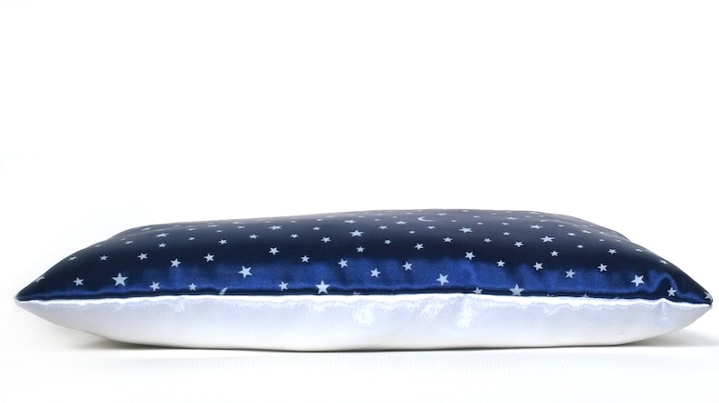 Stars and Moon Pillow Night Sky Pillow Case With Insert Lumbar Satin ...