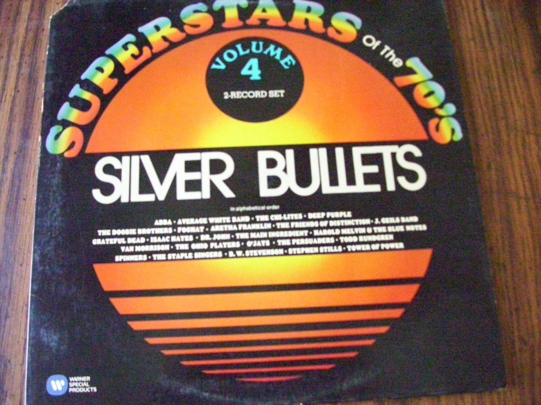 Super Stars of the 70's Volume 4 Silver Bullets Vinyl - Etsy